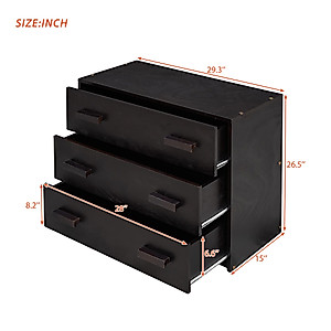 CITYLIGHT Twin Size Low Loft Bed with Storage,Wood Twin Loft Bed with Cabinet and Shelf,Kids Loft Bed Frame for Girls Boys,Espresso