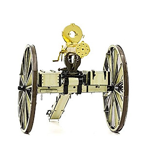 Fascinations Metal Earth Wild West Gatling Gun 3D Metal Model Kit
