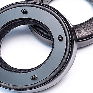 Voarmaks Memory Foam Replacement Ear Pads Compatible with Focal Clear Elear Elegia Elex Stellia Utopia Radiance Headphones EarPads Foam Cushion (Full Sheepskin)