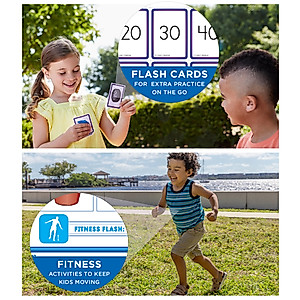 Summer Bridge Activities Kindergarten to 1st Grade Workbooks, Math, Reading Comprehension, Writing, Science, Fitness, Social Studies Summer Learning, 1st Grade Workbooks All Subjects With Flash Cards