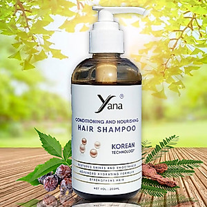 Yana Routine 2-in-1 Shampoo & Conditioner for Men & Women, Suitable for Color Treated Hair, with Purifying Hydrating & Nourishing Extracts of Rosemary & Argan Oil, Clears Build Up Gently & Deeply,