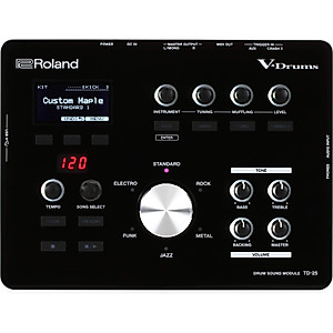 Roland TD-25 Electronic Drum Module With Pro-Level Sounds, Black