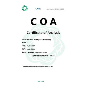 Optimum Upgrade OU Methylene Blue 1% | USP-Grade | Third-Party Tested Brain Health Dietary Supplement | 50ml Glass Dropper Bottle | No Formaldehyde (2 oz)