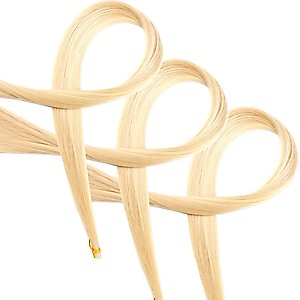 3 Hanks Violin Bow Hair Replacement Kit Violin 31.5 Inches Fiddle Bow Rehair Tools Musical Bow Hair Violin Mongolian Horse Hair for Violin Cello Accessories, White