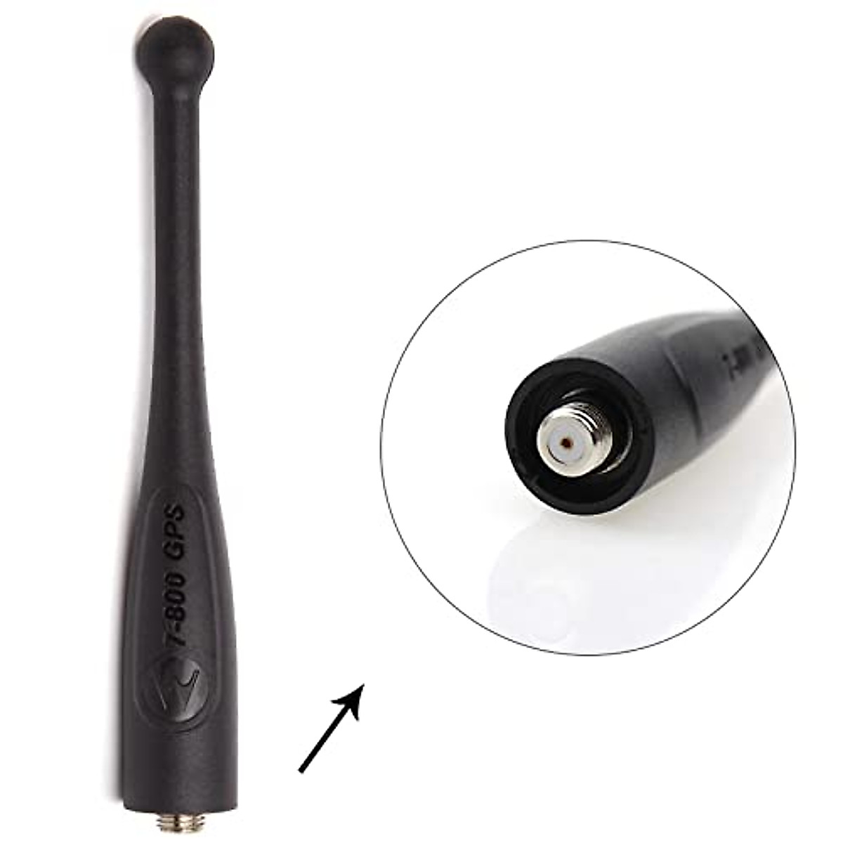 Antenna for Motorola APX 6000 Radio Short Antenna APX 6000XE APX 4000 APX 7000 8000XE Stubby Antenna 764-870 MHz Single Band 7-800 with GPS NAR6595A(1 Pack)