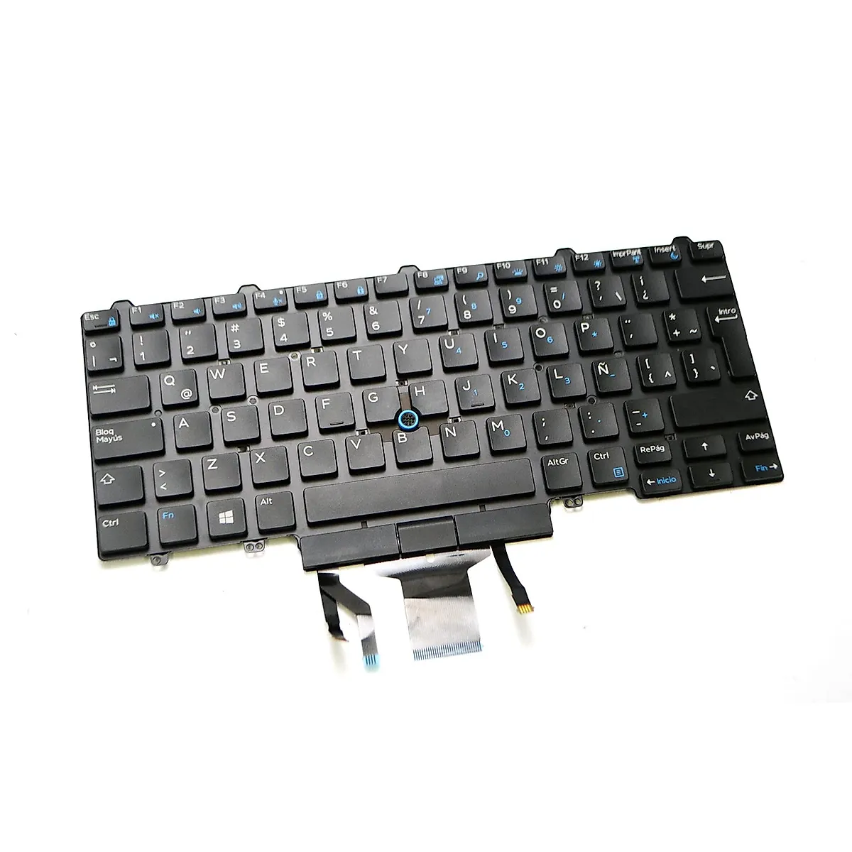 OEM Genuine Replacement Keyboard for Dell Laptop fits Latitude E5470 E5480 E5490 E7450 E7470 E7480 E7490 Spanish Latin Espanol Teclado Backlight Backlit QWERTY