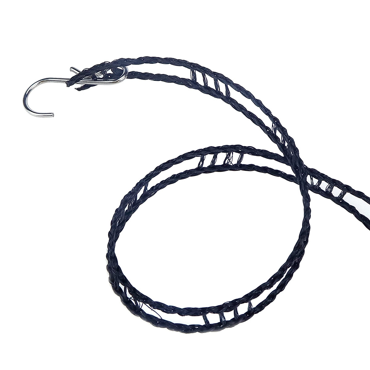 Tighall 3 Pack Nylon Windproof Clothesline 1.64ft Length Adjustable Clothesline Camping Clothesline Clothes Drying Rope Portable Laundry Line Hanger Rope for Indoor Outdoor Camping Home Hotel| Black