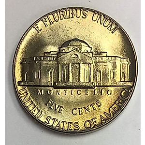 1976 P Jefferson Nickel Five-Cent Piece BU