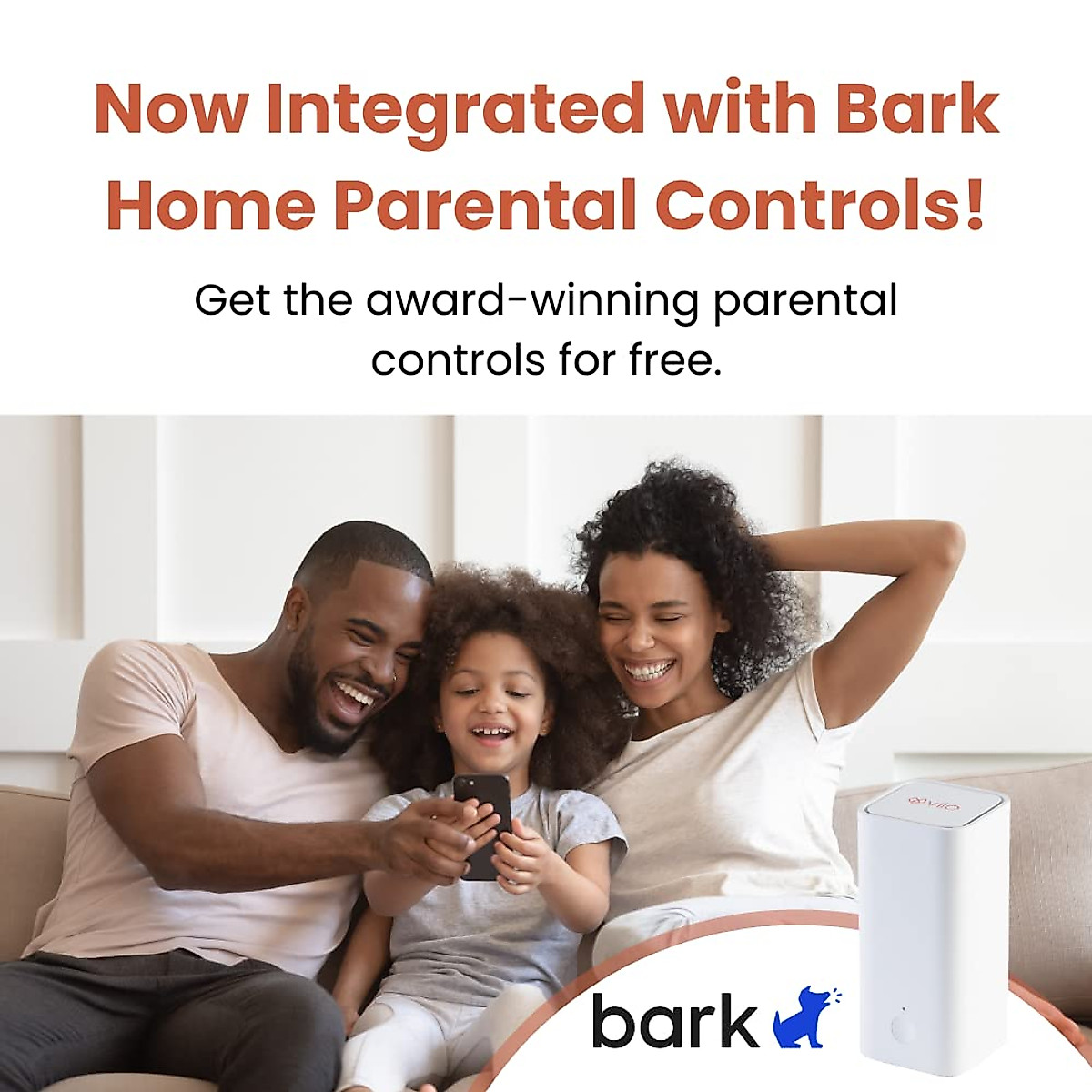 Vilo Mesh Wi-Fi System Dual Band AC1200 Coverage Up to 4,500 sq ft (3-Pack) with 3 Gigabit Ethernet Ports and App-Managed Parental Controls, Wi-Fi Router and Extender Replacement