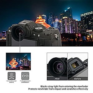 Soft Silicon Camera Viewfinder Eyecup Eyeshade for Fuji Fujifilm X-S20 X-S10 XS10 X-T200 XT200 Eyepiece Eye Cup Protector