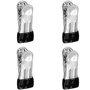 DKKO Stainless Steel ClothesPins Multi-Function Clips Hanging Towel Clamp Cloth Picture Food Bag Sturdy Heavy Duty,20pcs Black