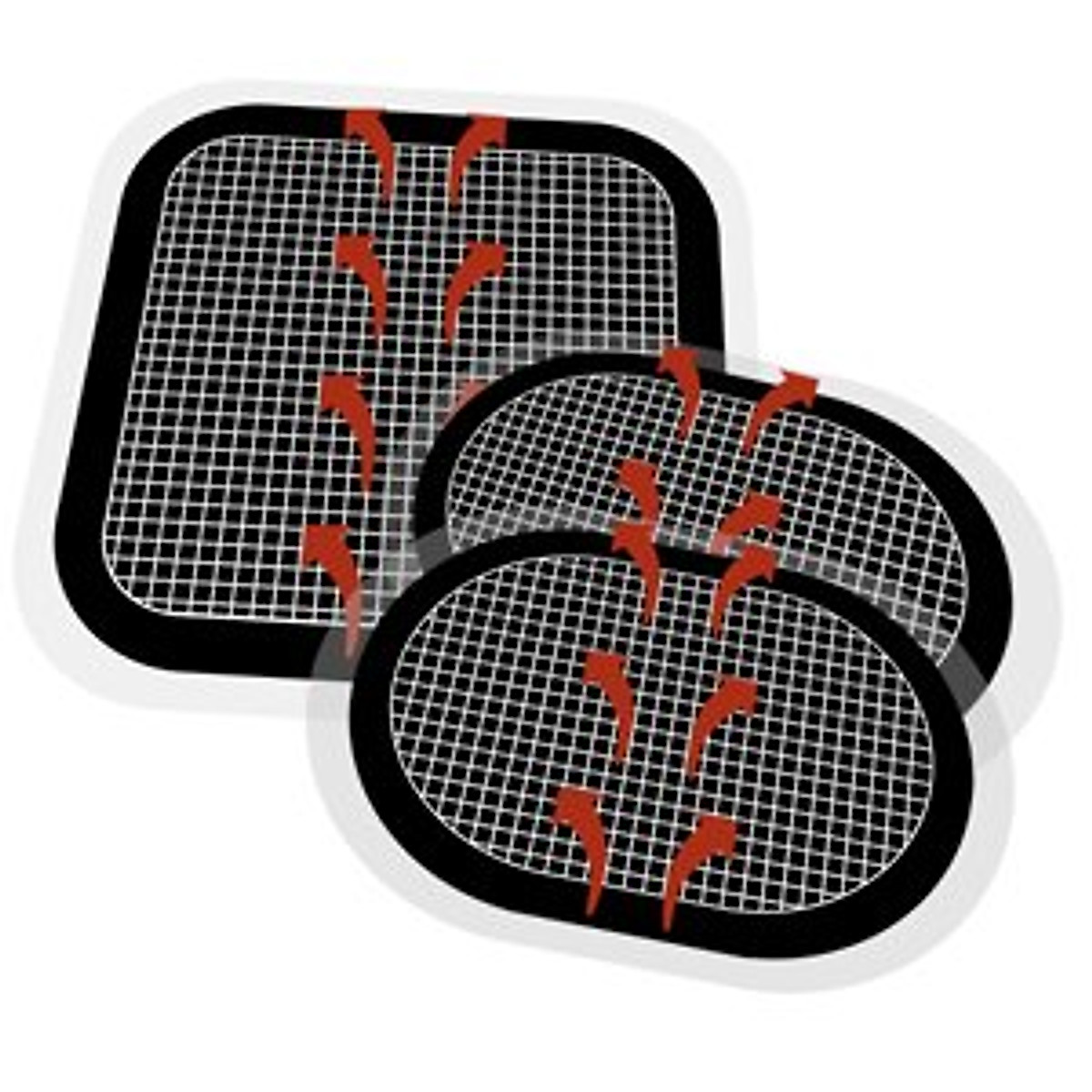 Electrodes Pad,18 PCS Gel Pads Replacement Unit Set Pack for All Abdominal Belts