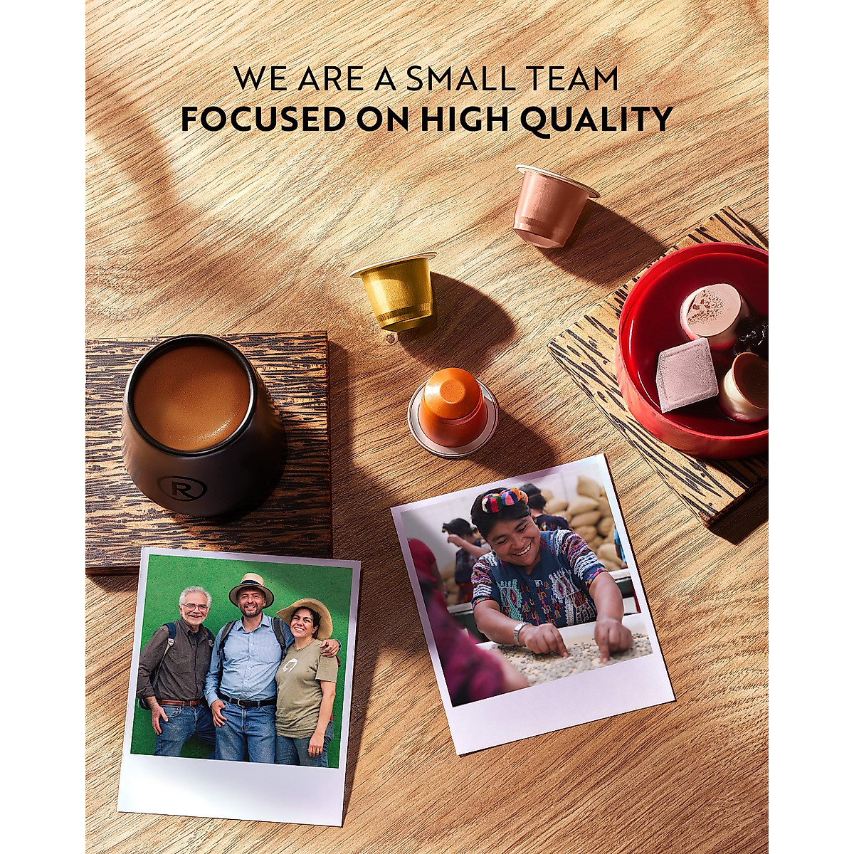 ROSSO CAFFE Espresso Capsules for Nespresso Machines - 120 Coffee Pods Flavor Pack - Vanilla, Caramel, Creme Brulee - Premium Aluminium Capsules - Medium Roast