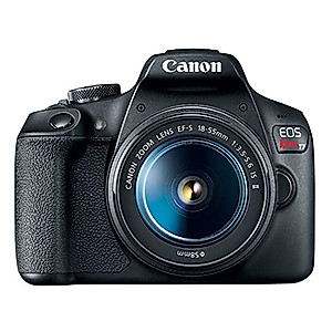 Canon EOS Rebel T7 DSLR Camera w/EF-S 18-55mm f/3.5-5.6 is II Lens + 2X 64GB Memory + Case + Filters + Tripod + More (35pc Bundle)