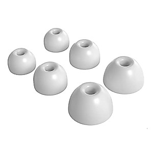 Aquelo 3 Pairs(S/M/L) Earbuds Silicone Ear Tips Replacement for Beats Fit Pro and Beats Studio Buds(Gray&White),beats-fit-pro-eartips