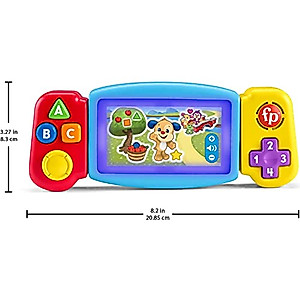 Fisher-Price Laugh & Learn Baby & Toddler Toy Twist & Learn Gamer Pretend Video Game with Lights & Music for Ages 9+ Months