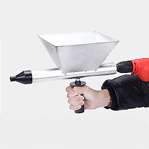 HaTur Electric Mortar Pointing Grout Gun Portable Mortar Sprayer Applicator Cement Caulking Gun with 4 Nozzles (Without Electric Drill)