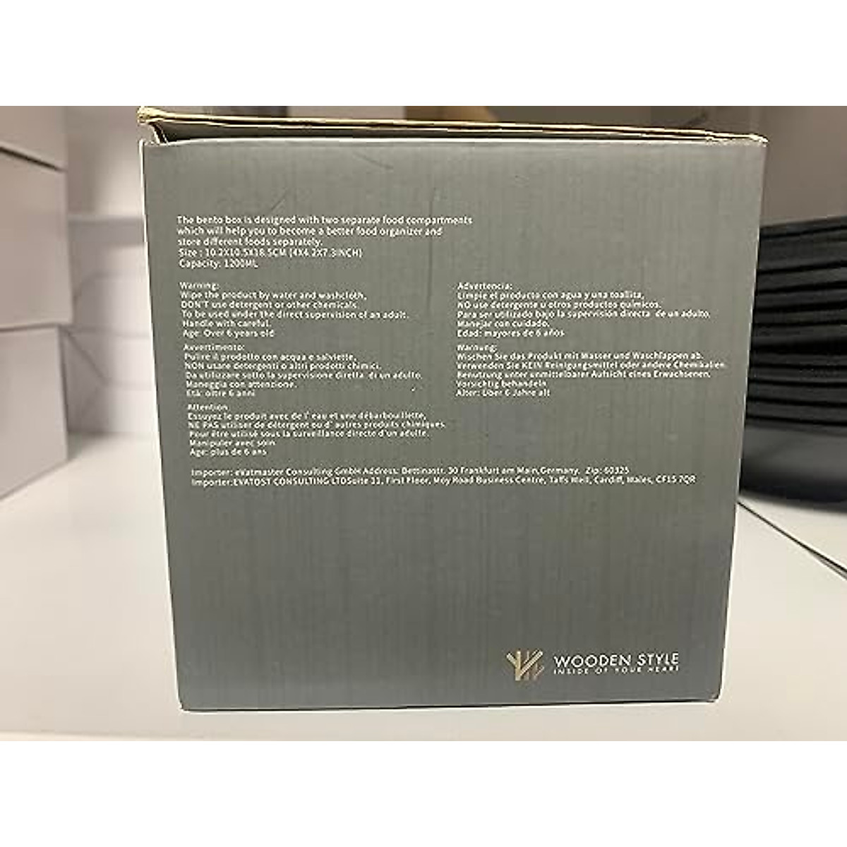 Original Bento Box Lunch Box Japanese Style 2 Layer Food Containers with Utensils Spoon and Fork Bundle Divider Salad Box for Men Women(White)