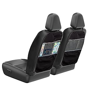 Graco 2 Pack Auto Seat Back Kick Protectors for Kids, Large Kick Mats for Car, Waterproof Automotive Car Back Seat Cover Protect from Dirt, Mud, Stains, Scratches, Fit Most Cars