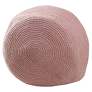 Lorena Canals Basket Zoco Ash Rose-Natural - 97% Cotton, 3% Other Fibres - 1' 2" x Ø 1'