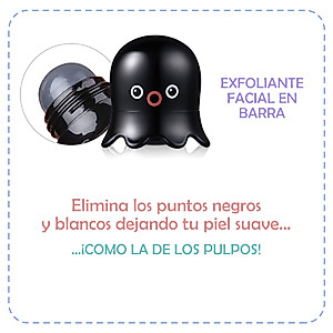 TONYMOLY Tako Pore Black Head Scrub Stick For Clogged powers, exfoliation, Removes excess sebum and gently exfoliates pores to pull out blackheads, whiteheads, and other skin impurities.