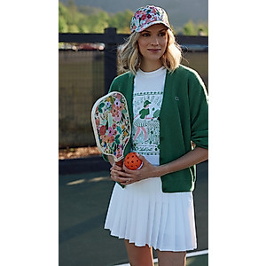 RIFLE PAPER CO. Garden Party Women's Baseball Hat | Classic Six-Panel Floral Print Cap with Adjustable Strap, Made from 100% Cotton, One Size Fits All