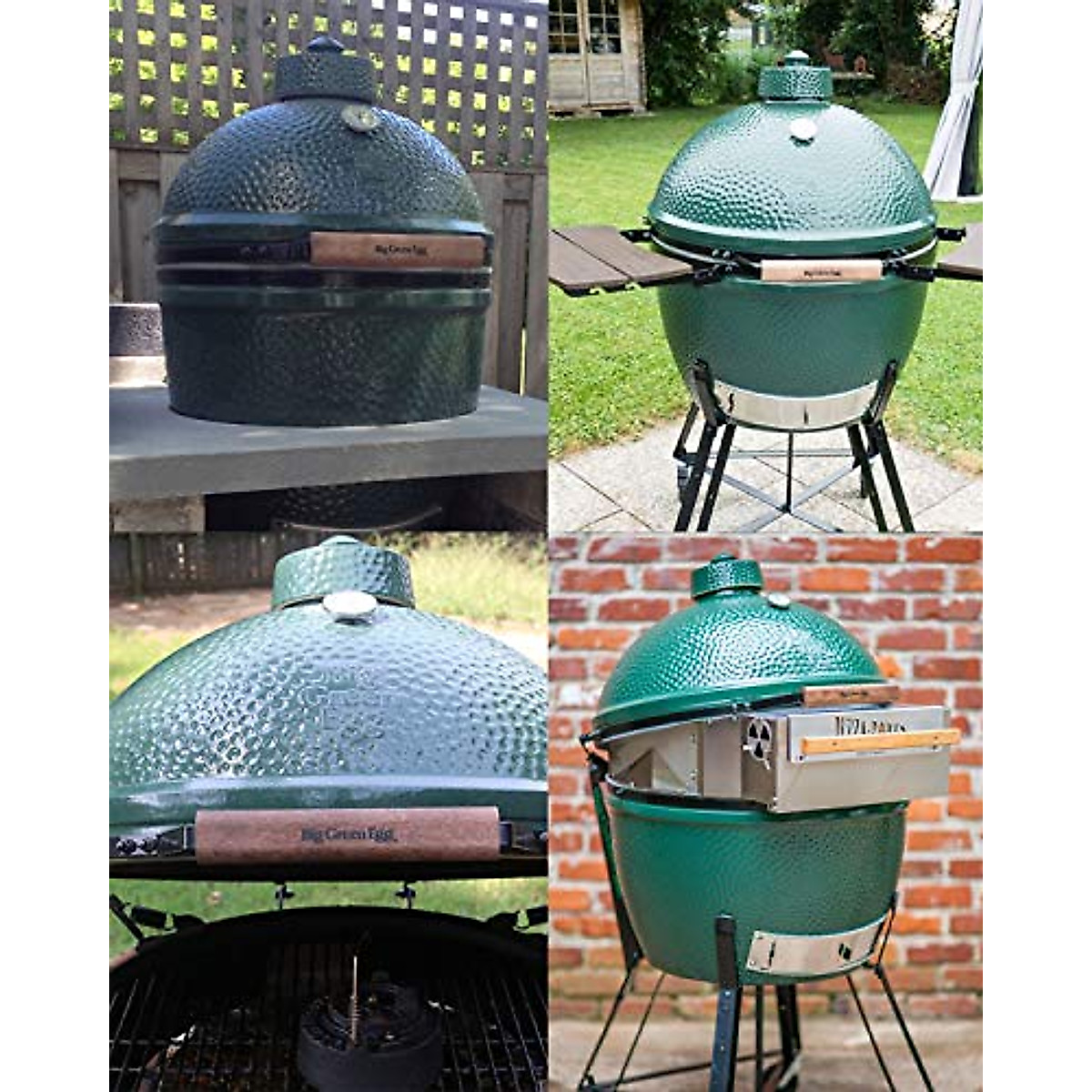Ceramic Damper Top for Medium Large and XLarge Big Green Egg,Dual Function Ceramic Grill Top Damper,Kamado Accessories Charcoal Grill Top Parts Replacement for Easy Grasp and Anti-Hot