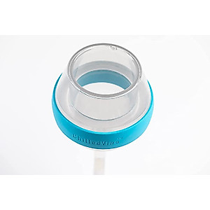 ChilledVino Frosty Drinkware - Freezable, All-Purpose Wine Glasses - Insulated Drinking Glass With Stem & Silicone Sleeve - BPA Free Outdoor Wine Glasses (Orange)