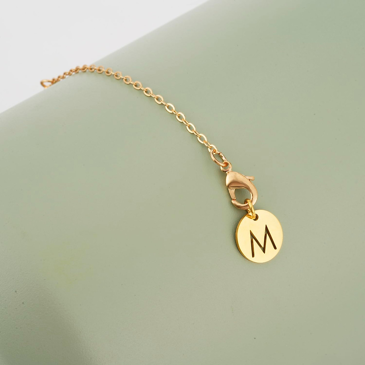 MOTAIN Letter Charm Accessories For Stanley Cup,Hollow Letter Name Id Letter Handle Charm,Personalized Water Cup Handle Identification Letter Char(M)