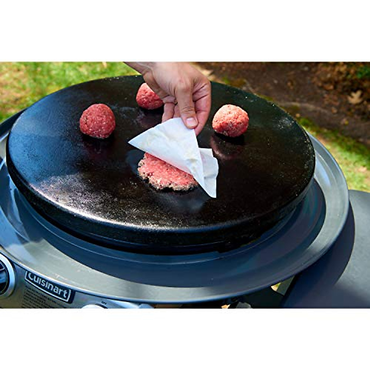 Cuisinart CSBK-400, Smashed Burger Kit, Cast Iron