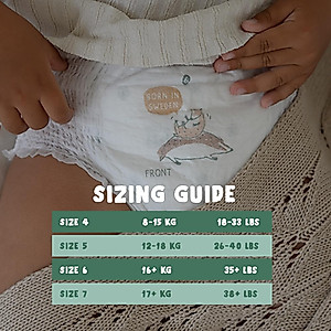 Eco by Naty Pull Ups - Hypoallergenic and Chemical-Free Training Pants, Highly Absorbent and Eco Friendly Pull Ups for Boys and Girls - Size (5) 3T-4T (26-40 lbs) – 80 Count