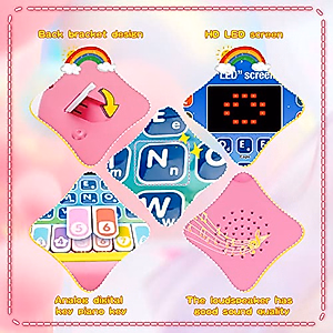 1 2 3 Year Old Girl Gifts, Alphabet abc Learning for Toddlers Toys Age 1-2-4 Learning Toys for 2-3-4 Year Olds Toddler Girl Toys for 1-3 Years Old Kids Laptop Birthday Gifts for Girls Tablet for Kids