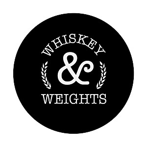 Whisky Gym Workout - Whiskey And Weights PopSockets Swappable PopGrip