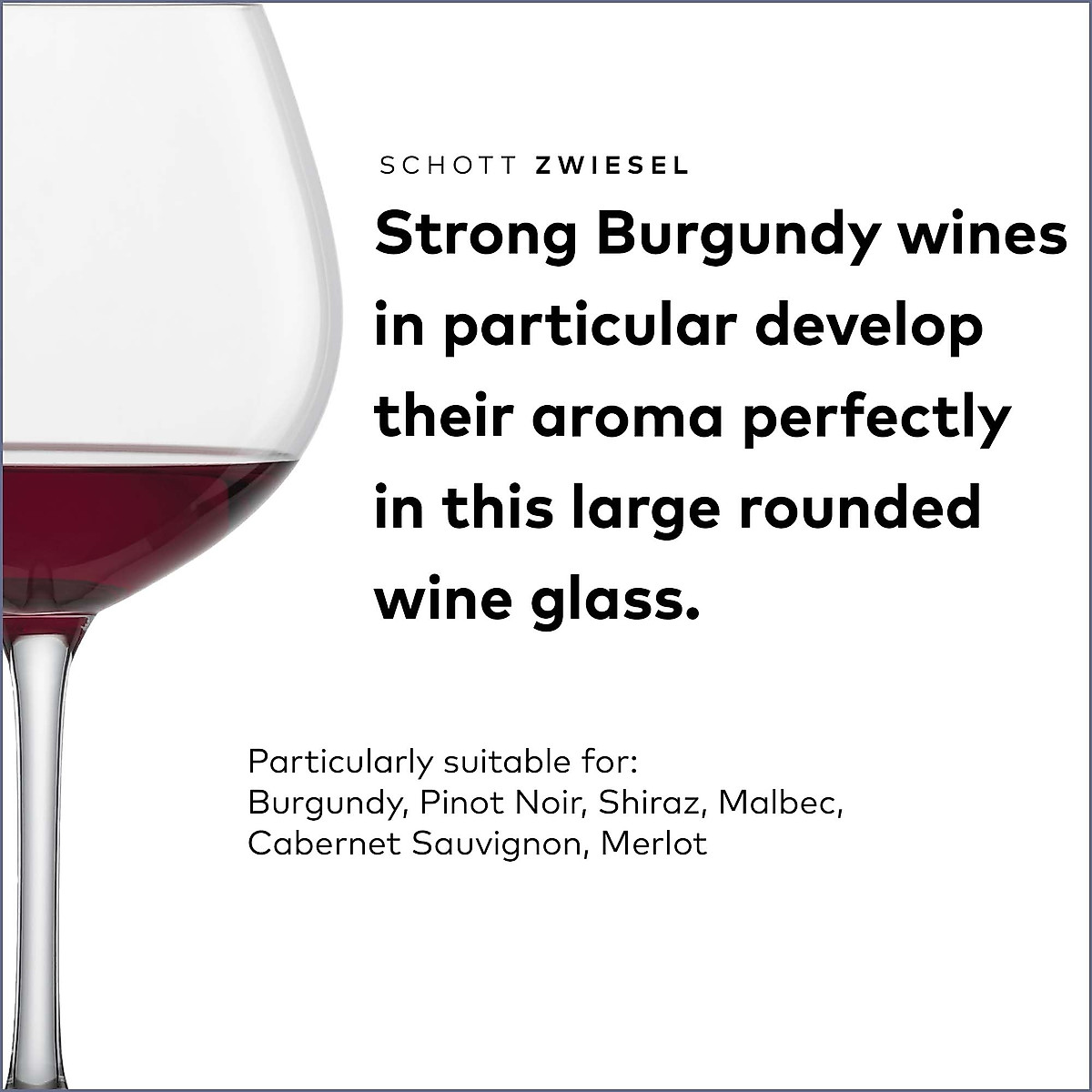 Schott Zwiesel Tritan Crystal Glass Classico Stemware Collection Claret Burgundy Red Wine Glass, 27-1/2-Ounce, Set of 6