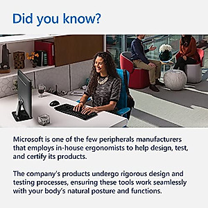 Microsoft Wireless Comfort Desktop 5050 - Black. Wireless, Ergonomic Keyboard and Mouse Combo. Built-in Palm Rest and Comfort Curve Design. Customizable Windows Shortcut Keys