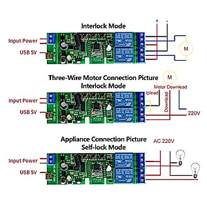 MHCOZY 2 Channel 5V 12V ZigBee Smart Relay Switch,Adjustable Self Lock and Momentary Interlock Working Mode,Works with Tuya eWelink Zigbee Gateway, Alexa, Google Home (ZigBee Hub Required)