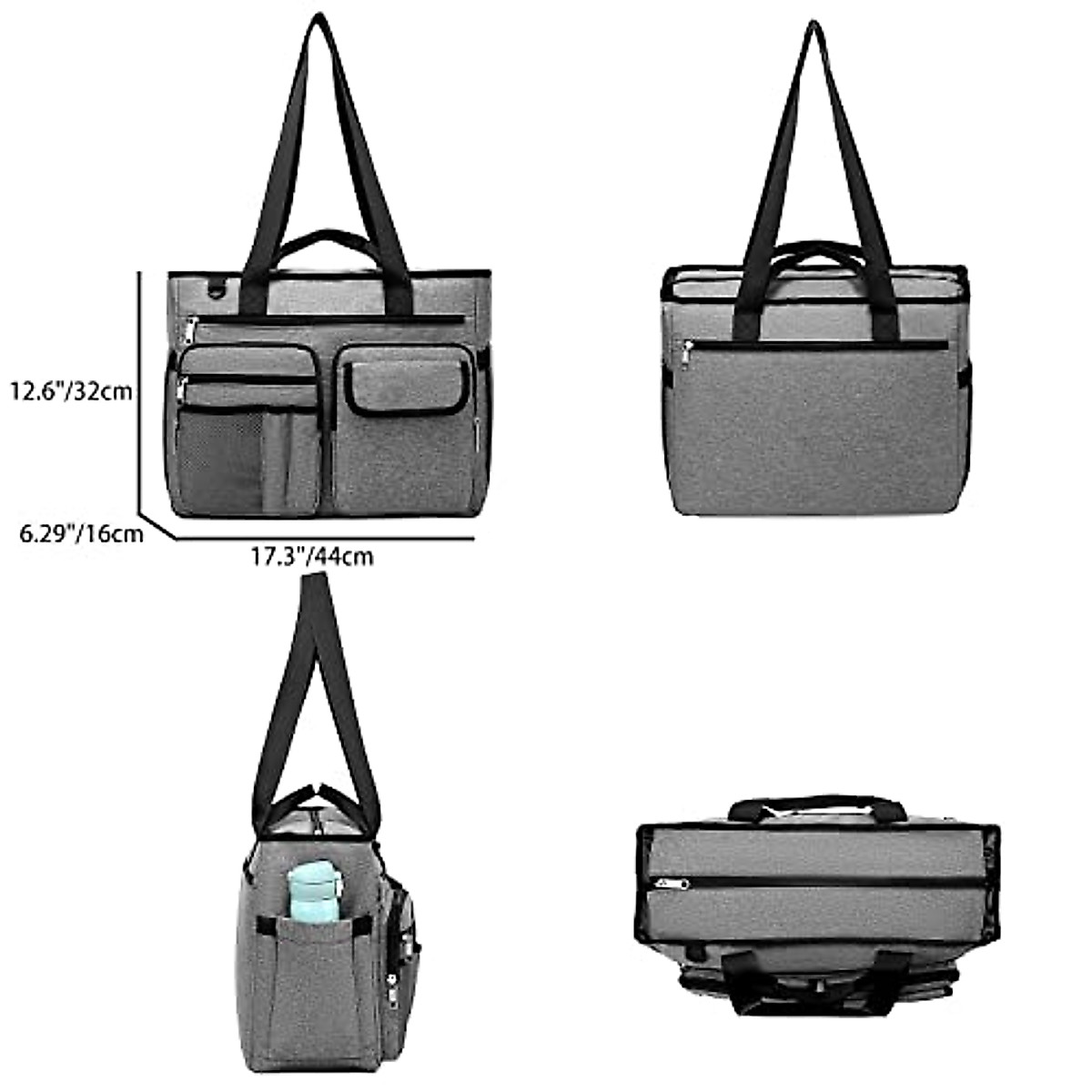 Large Utility tote Bag for Teacher Work Working Teaching Accessories with Laptop Compartment Appreciation Gift New Nurse Nursing Student Essentials School Supplies CNA Clinical Bag Multiple Pockets