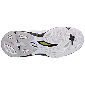 Mizuno Wave Lightning Z6 Womens Volleyball Shoe, White/Black, 10.5