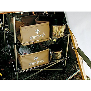 Snow Peak Pack Bucket - Made in the USA - 11.5 x 11.5 x 6.5 in