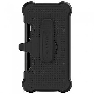 Ballistics Jacket TJ Maxx, Original Black Heavy Duty Cover Case W/shock Impacts 8 Feet Protection Durable Swivel Belt Clip for LG K8 / Phoenix 2/ Escape 3 Cellphone