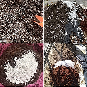 Organic Perlite Horticultural Soil Amendment for Plants and Enhanced Drainage Enhanced Growth (7 Quarts)