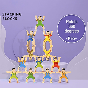 BESTING Wooden Toy Balancing Stacking Blocks Parent-Child Preschool Games(HJ017)