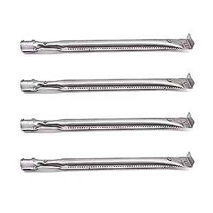 WALBZS Stainless Steel Grill Burner Tubes for BBQ Pro and Kenmore 146.16198210, 146.16198211, 146.23673310, 146.23676310 Gas Grills,14 3/4''Replacement Parts Set of 4