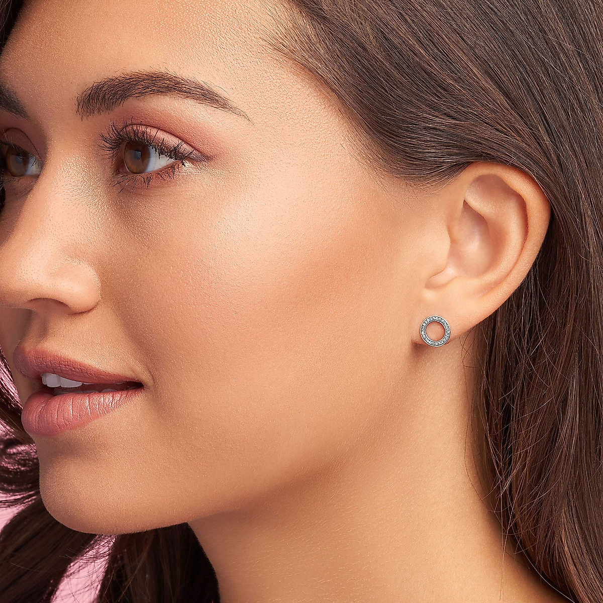 PANDORA Forever Stud Earrings - Great Gift for Her - Stunning Women's Earrings - Sterling Silver & Cubic Zirconia