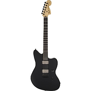 Fender Jim Root Jazzmaster Electric Guitar, Flat Black, Ebony Fingerboard