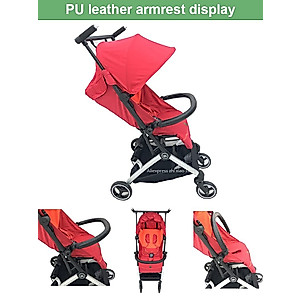 NW Baby Stroller Accessories Adustable Armrest ,Compatible with GB Pockit+ All City (EVA Armrest), 1 Count (Pack of 1)