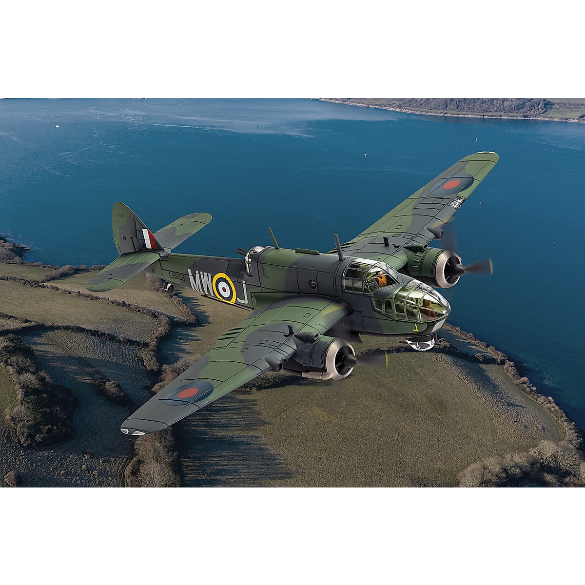 Corgi Diecast Bristol Beaufort MK I 'Admiral Hipper' Attack 1:72 WWII RAF Military Aircraft Display Model AA28902
