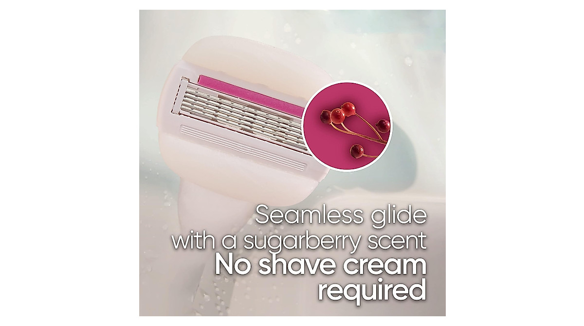 Gillette Venus ComfortGlide Razor with Olay Sugarberry - Smooth ...