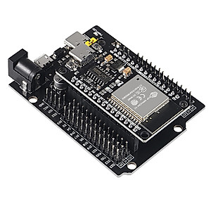 AITRIP 2 Sets ESP-WROOM-32 ESP32 ESP-32S Type-C USB Development Board Type-C USB CH340C WiFi+Bluetooth Ultra-Low Power Dual Core ESP32-DevKitC-32 ESP-WROOM-32 Expansion Board for Arduino