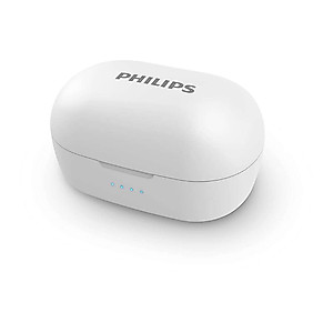 Philips T2205 In-ear True Wireless Headphones with IPX4 Splash Resistant, Super-small Portable Charging Case, Built-in Microphone, Up to 12 Hours (4+8) Playtime, Works with Voice Assistants, TAT2205WT
